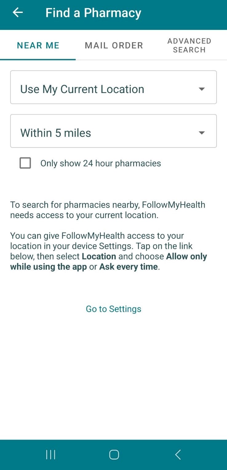 Add or Change your Preferred Pharmacy-Mobile App
