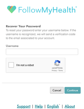 How to Change Your FollowMyHealth™ Password on Mobile Apps