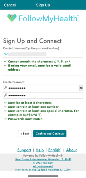 Creating a FollowMyHealth™ Account on Mobile Devices Without an Invitation
