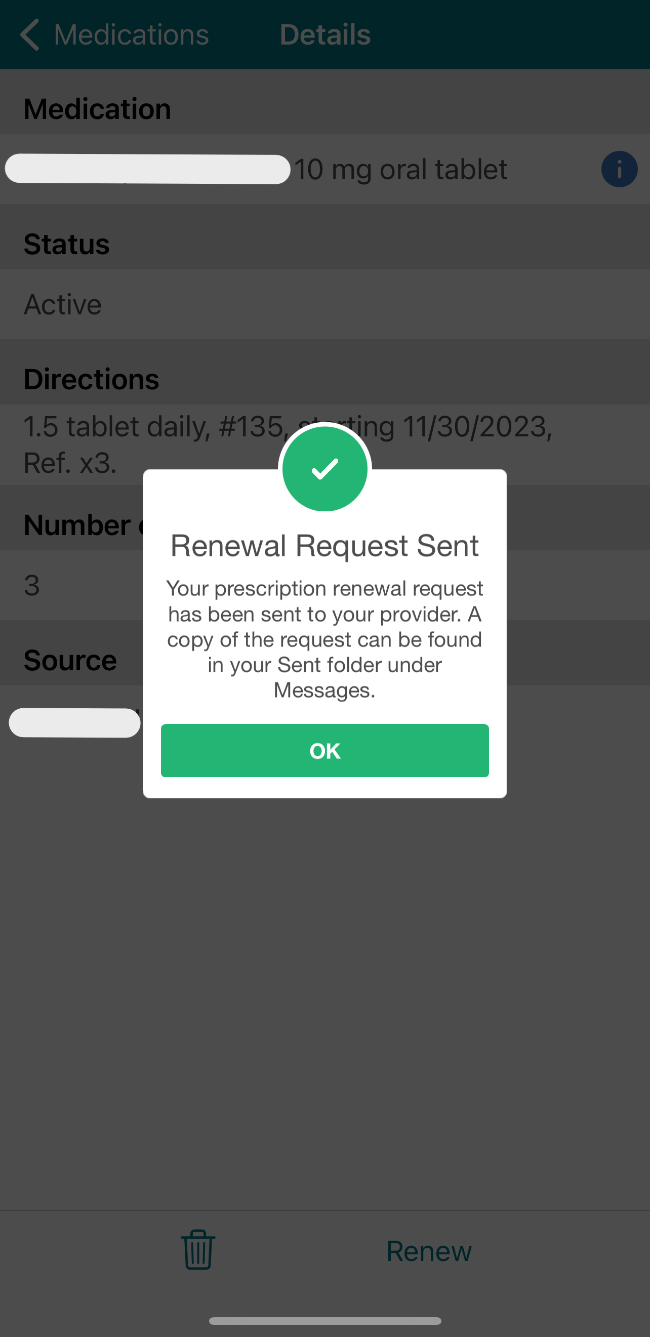 Prescription Refill Using FollowMyHealth™ Mobile App