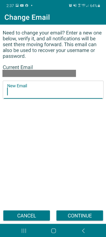 Updating Email Address in FollowMyHealth™ Mobile Apps