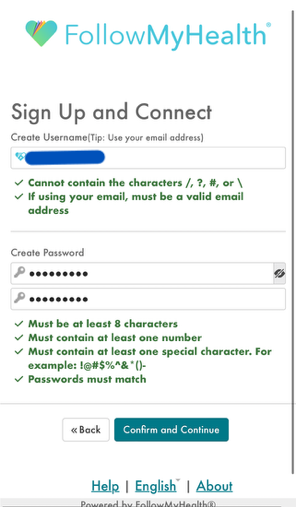 Creating Your FollowMyHealth™ Account on a Smartphone or Tablet.