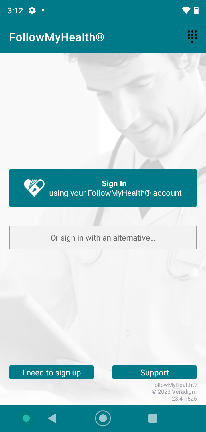 Logging into Your FollowMyHealth™ Mobile Account
