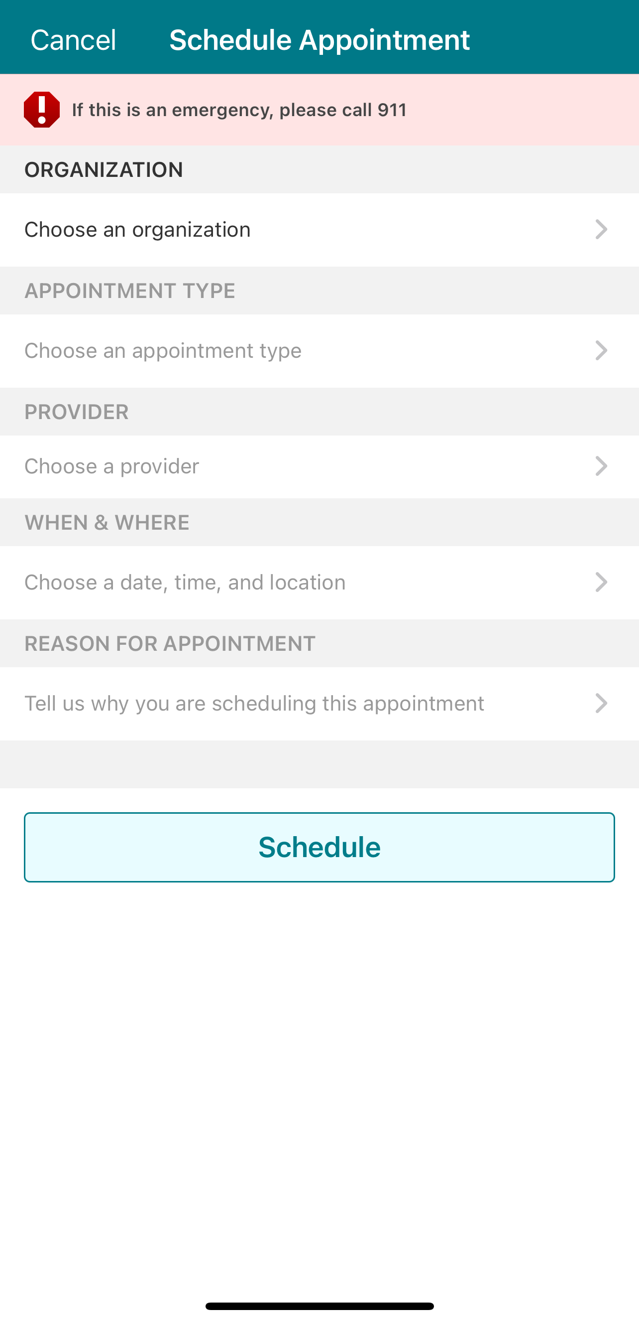 How to Schedule Appointments Using the FollowMyHealth™ App on iOS