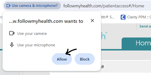 Requesting a Video Visit