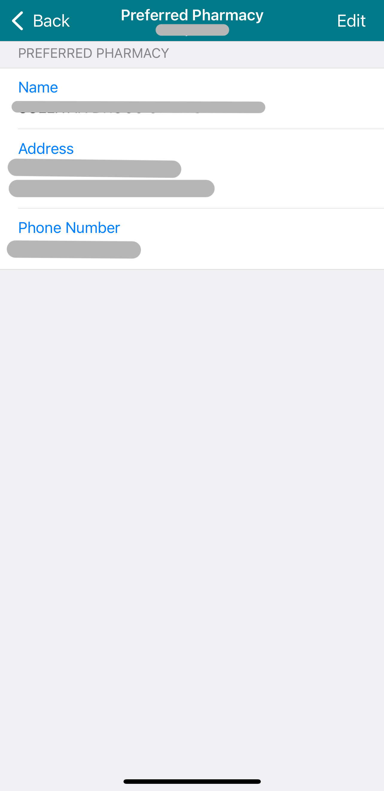 Add or Change your Preferred Pharmacy-Mobile App
