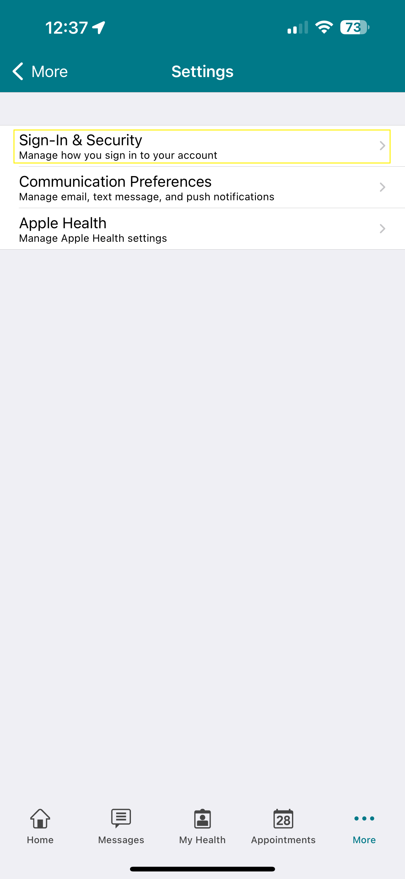 Change Your Username and/or Password From Inside Your FollowMyHealth ...
